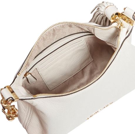 Michael Kors Cream Handbag Totem | semashow.com