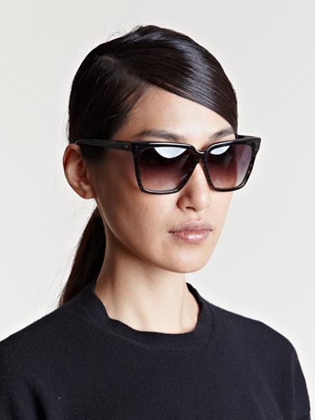 Dita Black Feather Taxon Sunglasses In Brown Multi Lyst