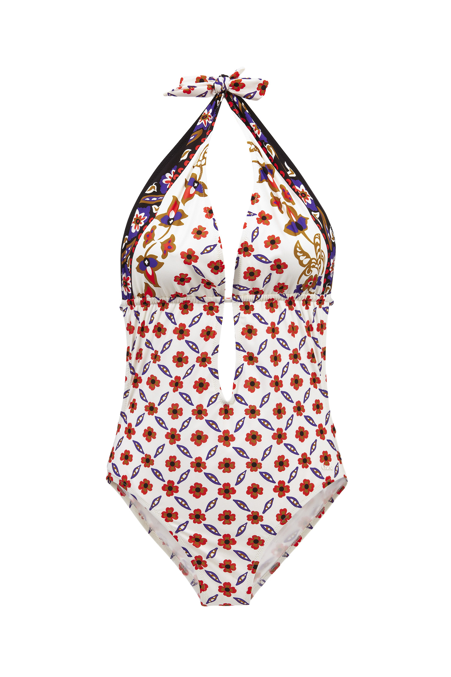 Chloé Beachwear One Piece Swimsuit in White | Lyst Chloé Beachwear One Piece Swimsuit in White | Lyst