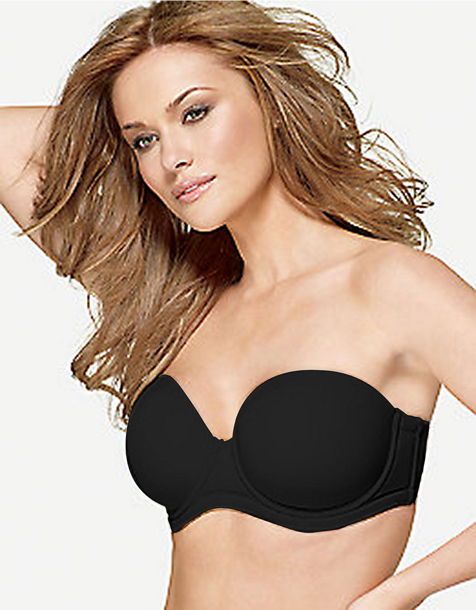 Wacoal Full Figure Contour Strapless Bra In Black Lyst