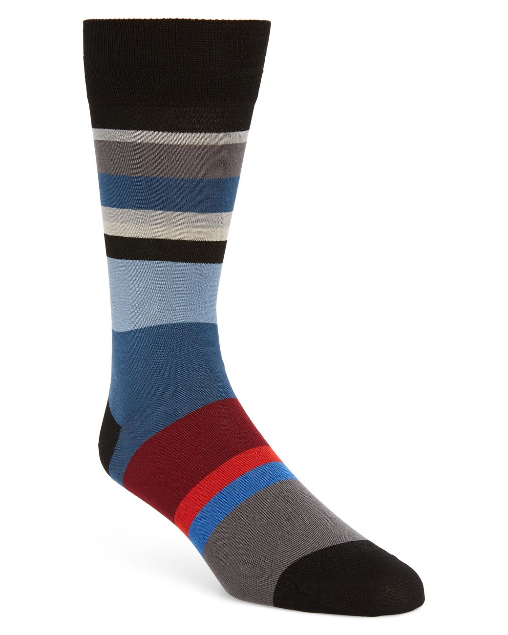 Lyst - Bugatchi Stripe Mercerized Socks for Men