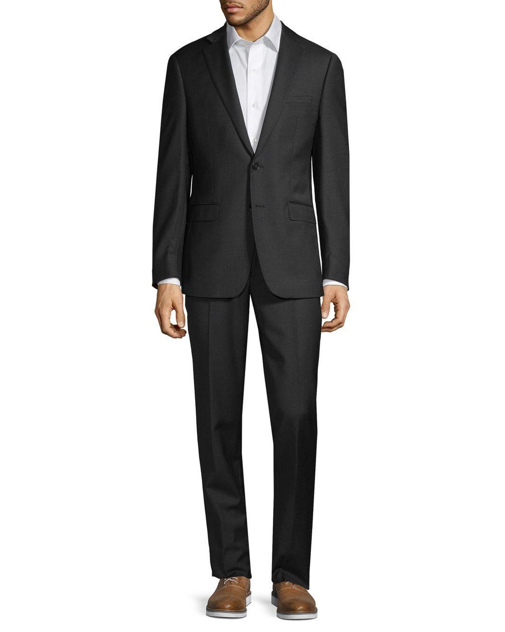 Calvin Klein 2-piece Extra Slim-fit Wool Suit in Gray for Men - Lyst