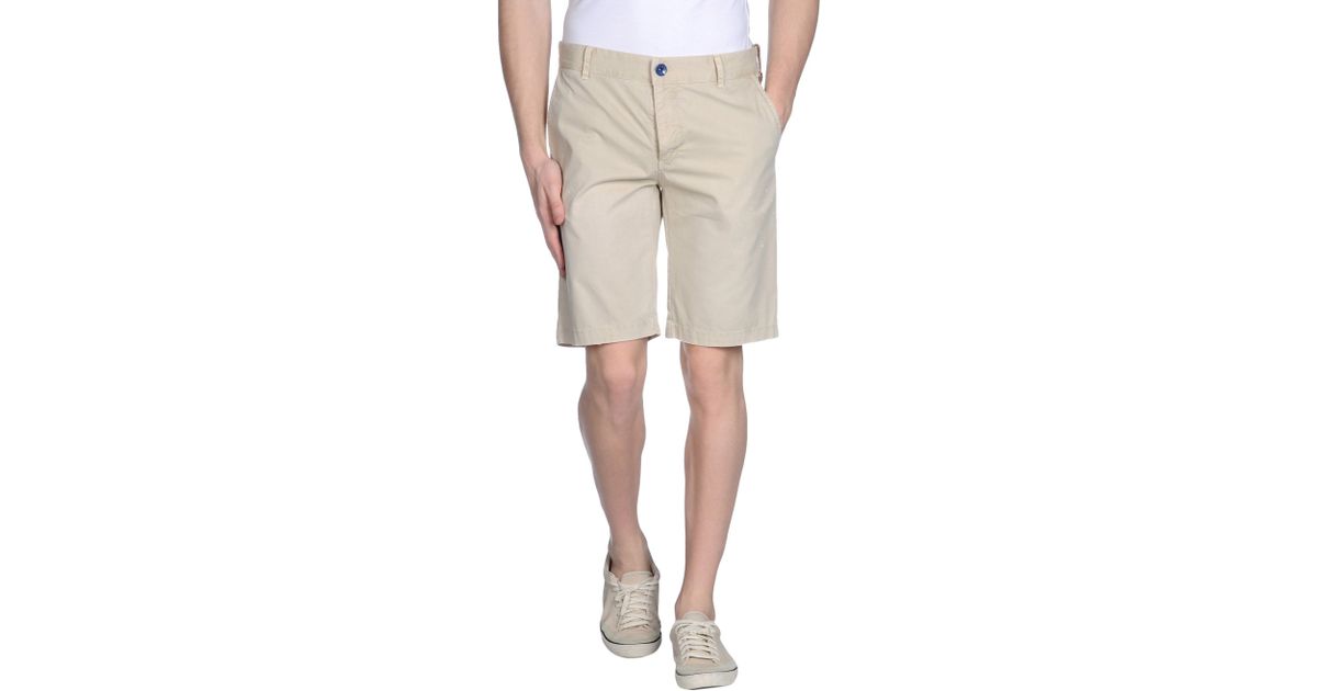 At.p.co Bermuda Shorts in Natural for Men | Lyst
