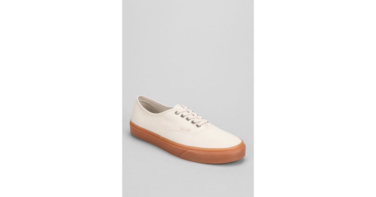 Vans Authentic Gum-Sole Sneaker in Beige for Men (NUDE) | Lyst