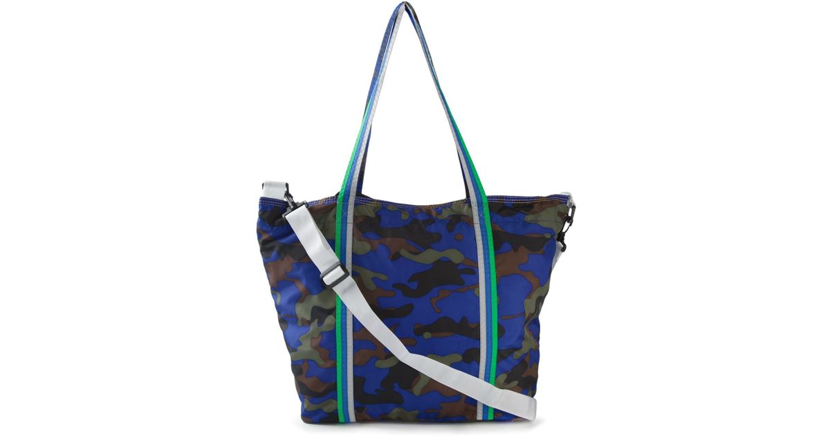 Sundek Camouflage Beach Bag in Blue for Men | Lyst
