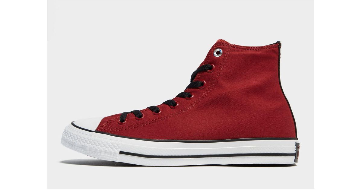 Converse Canvas All Star High Se in Red/Black (Red) for Men - Lyst