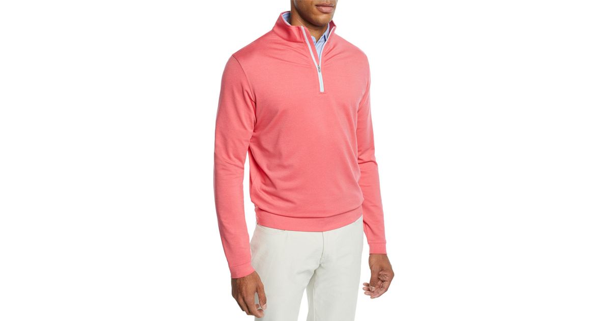 Peter Millar Synthetic Men's Perth Performance Quarter-zip Sweater in ...