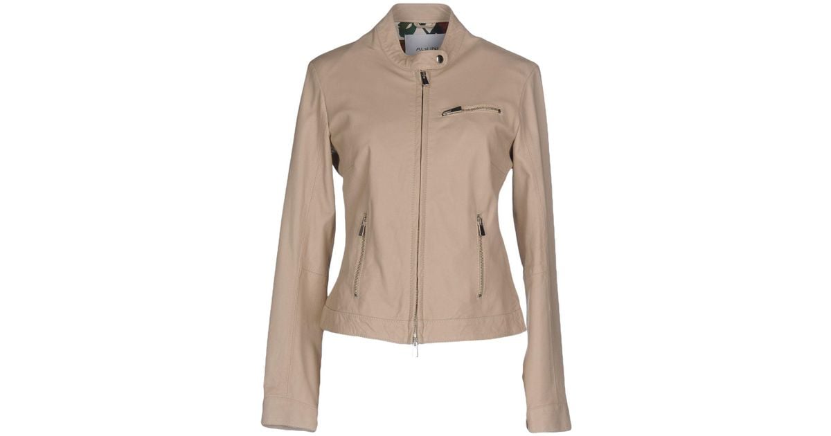 Aglini Jacket in Natural | Lyst