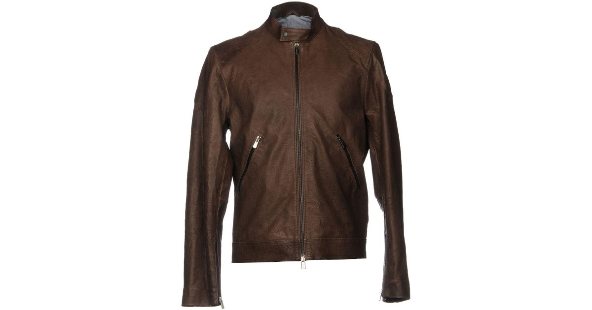 Lyst - Aglini Jacket in Brown for Men
