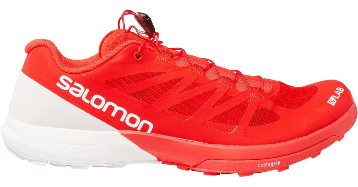 Yves Salomon Rubber Low-tops & Sneakers in Red for Men - Lyst