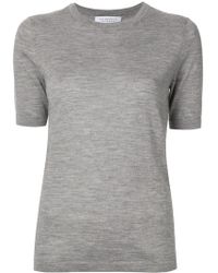 Lyst - Gabriela Hearst Long Sleeve Shirt in Yellow