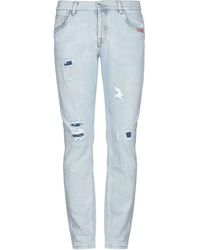 Grey Daniele Alessandrini Denim Pants in Steel Grey (Gray) for Men - Lyst
