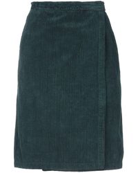 See By Chloé Knee Length Skirt in Blue - Lyst