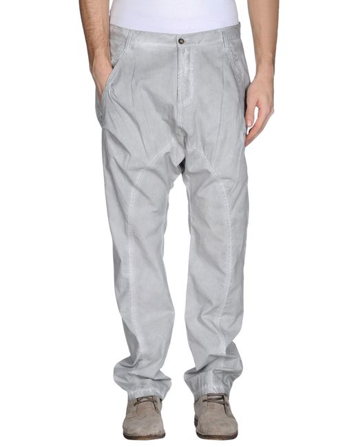 Daniele alessandrini Casual Trouser in Gray for Men (Light grey) - Save ...