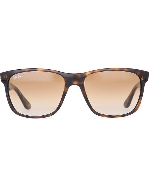 Ray-ban Light Havana Square-frame Sunglasses With Brown Gradient Lenses ... Ray-ban Light Havana Square-frame Sunglasses With Brown Gradient Lenses ...