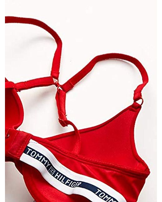 Tommy Hilfiger Basic Comfort Push Up Convertible Underwire Bra in Blue ...