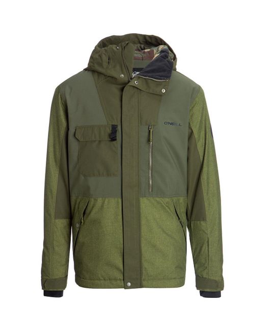 O'neill Sportswear Synthetic Hybrid Utility Jacket in Forest Night ...