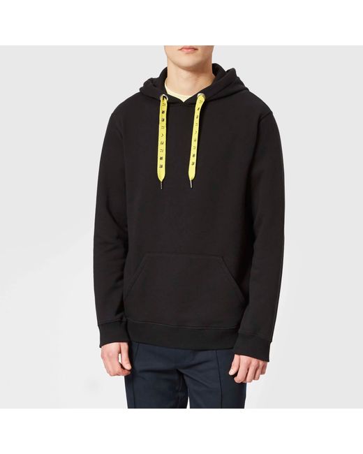 Lyst - Axel Arigato Printed Strings Slim Hoodie in Black for Men