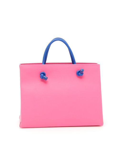 Lyst - Alberta Ferretti Small Saturday Tote in Pink - Save 67. ...