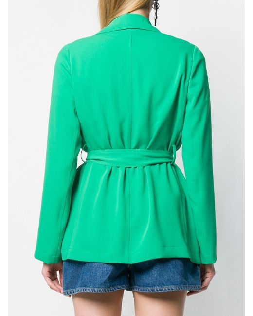 P.A.R.O.S.H. Belted Jacket in Green - Lyst