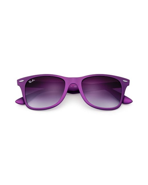 Ray Ban Wayfarer Liteforce In Purple Lyst