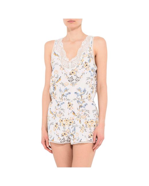 Stella mccartney Poppy Snoozing Pajamas in White | Lyst
