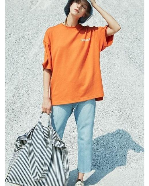 Lyst - Voiebit V107 Banding Cutting Jeans_l Blue in Blue