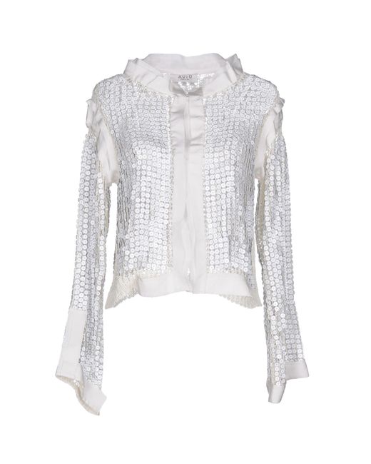 Lyst - Aviu Cardigan in White