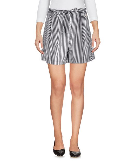 Patrizia pepe Shorts in Black | Lyst