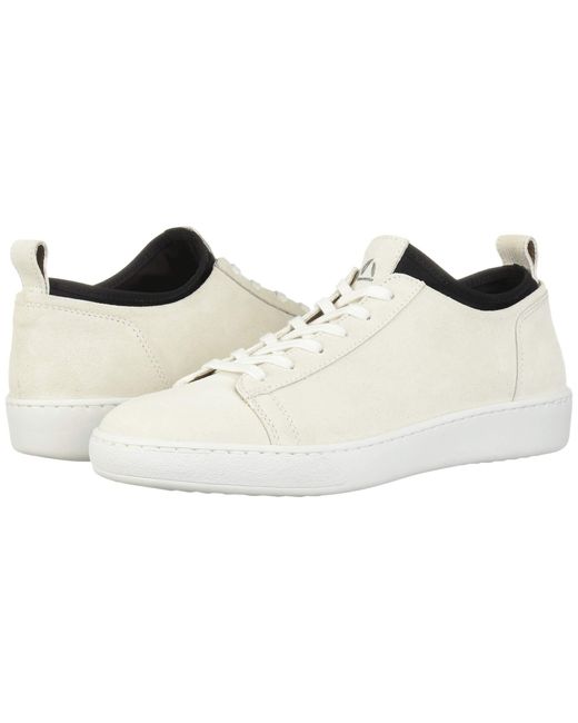 Aquatalia Men's Suede Low-top Sock Sneakers in White for Men - Save 55% ...