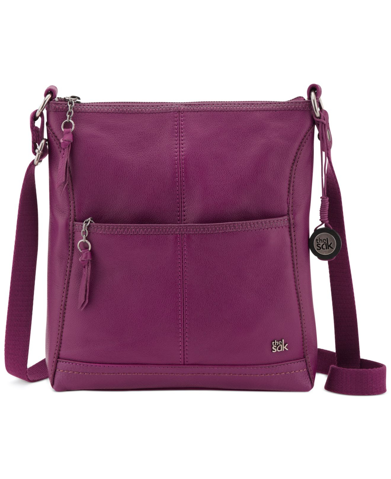 The sak Iris Leather Crossbody Bag in Purple | Lyst