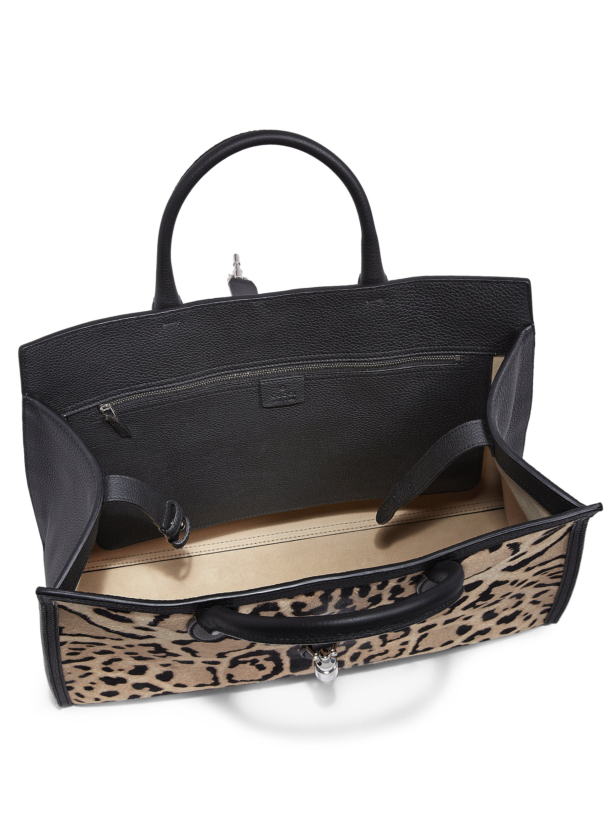 Lyst - Gucci Jackie Soft Leopard Print Calf Hair Top Handle Bag Lyst - Gucci Jackie Soft Leopard Print Calf Hair Top Handle Bag