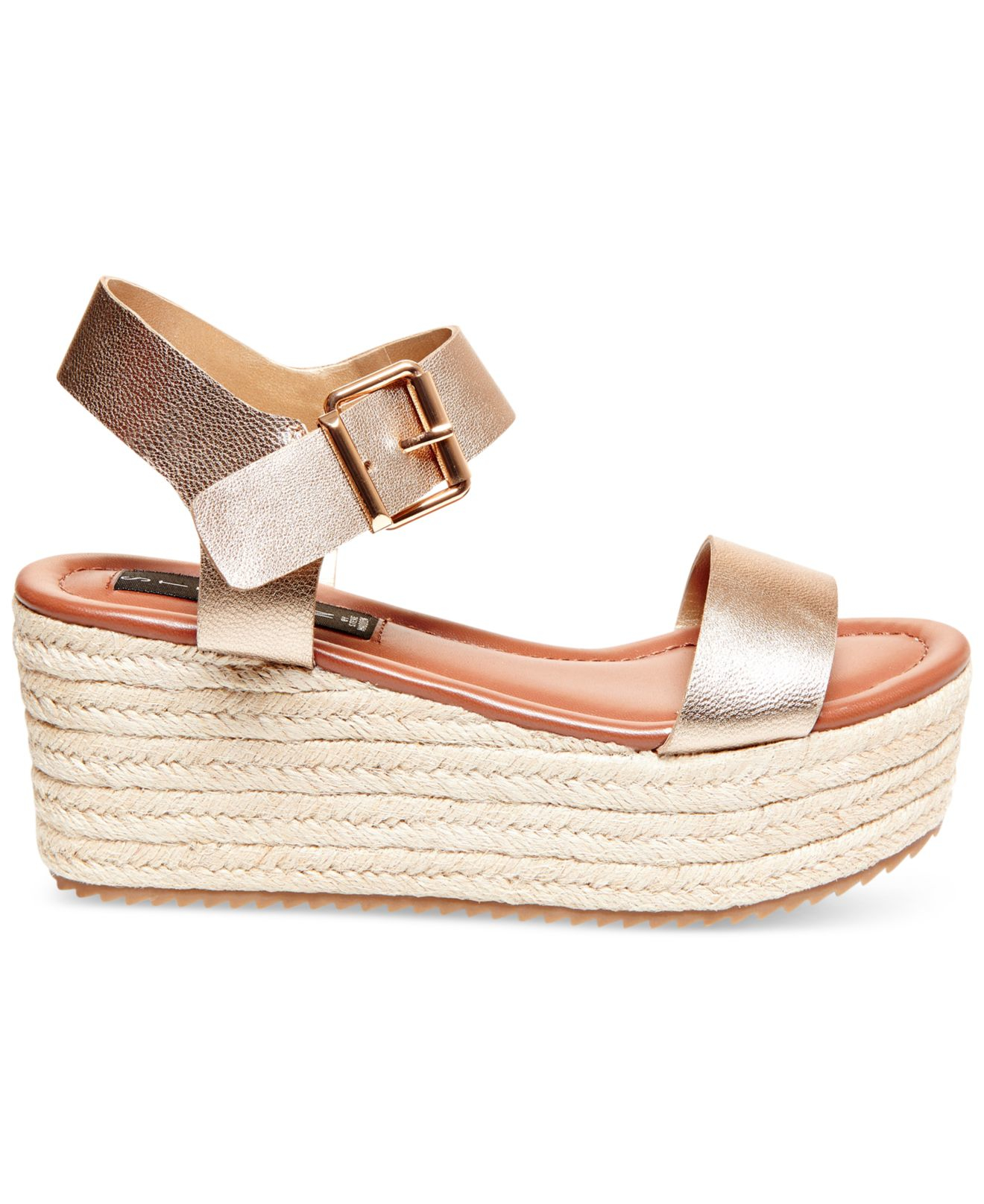 Lyst - Steven By Steve Madden Women's Sabbie Platform Sandals in Metallic