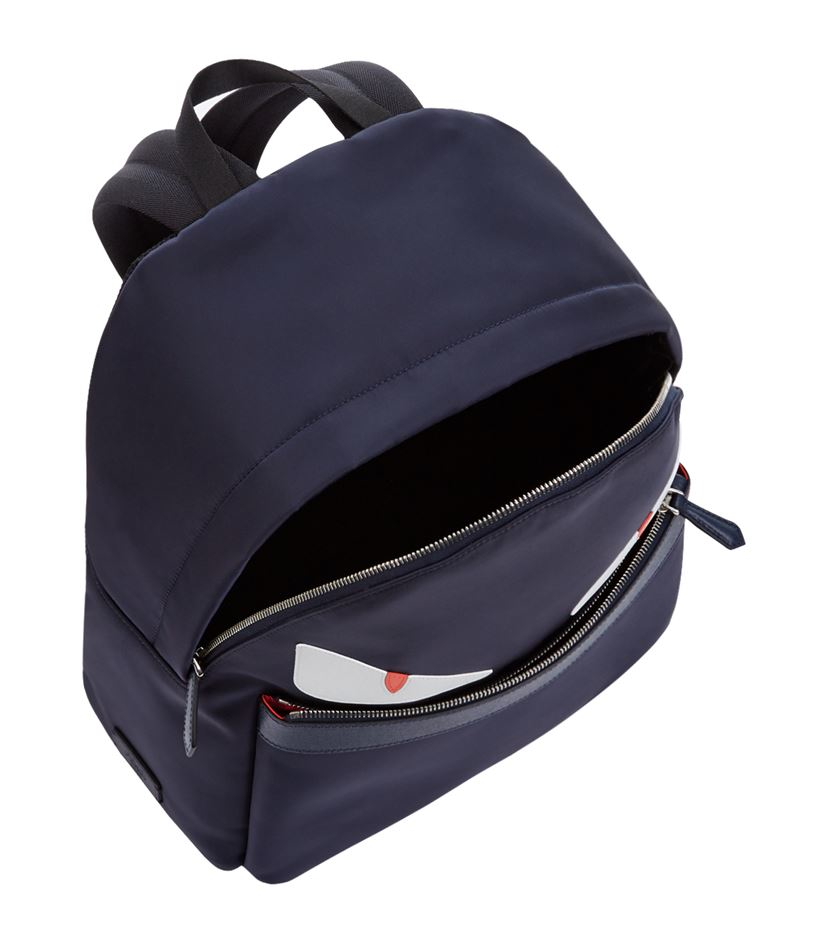 Fendi Monster Eyes Backpack in Black for Men - Lyst