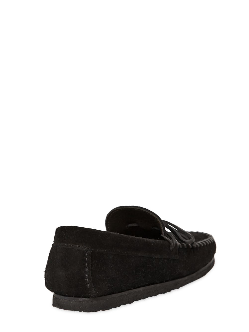 Lyst - Isabel marant Etoile 20mm Fell Suede Loafers in Black