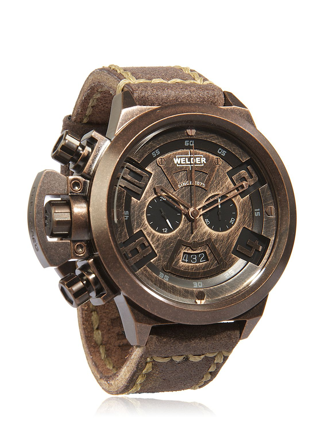 Welder K-24 Vintage Chronograph Watch in Metallic for Men | Lyst