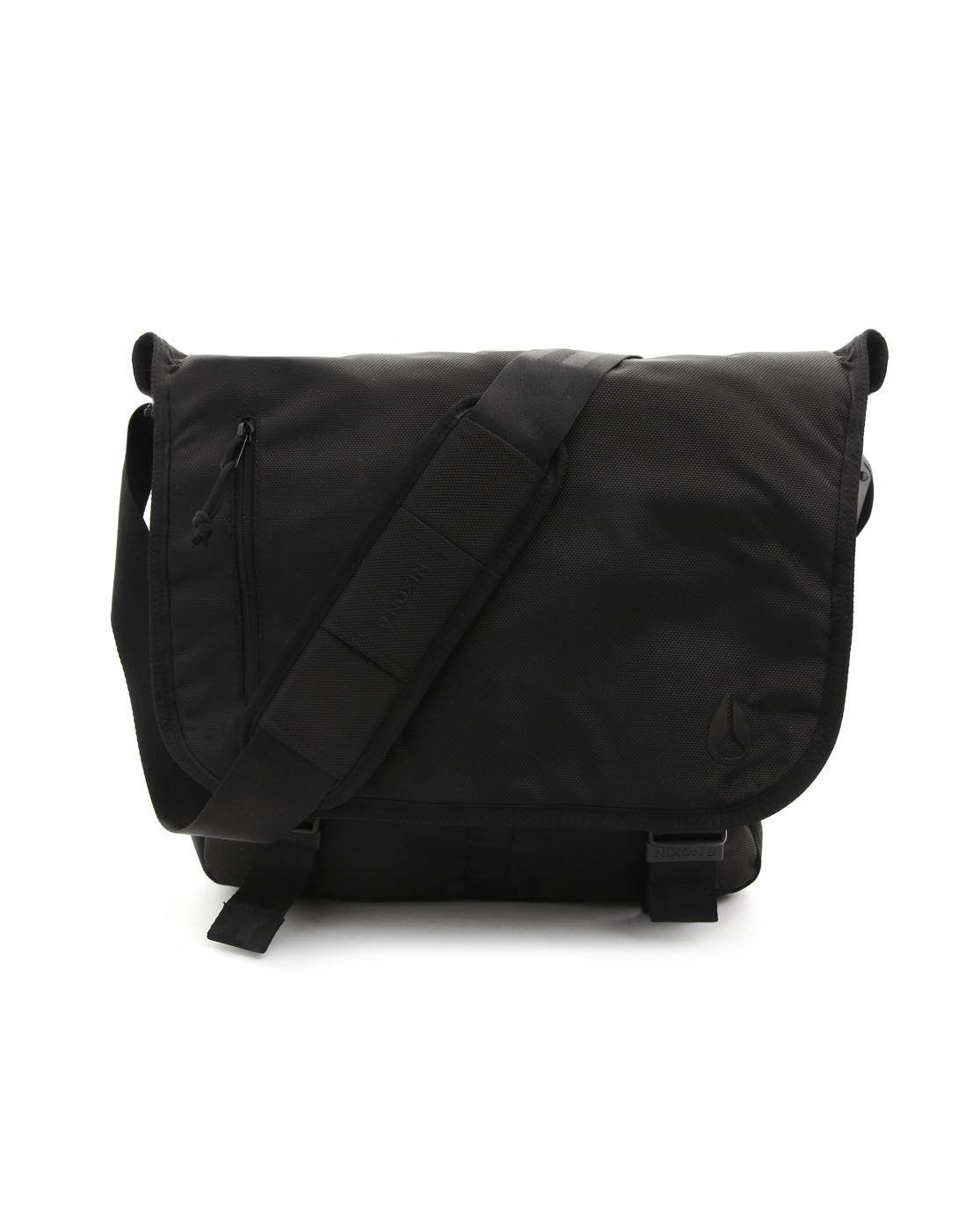 Nixon Courrier Black Messenger Bag in Black for Men | Lyst