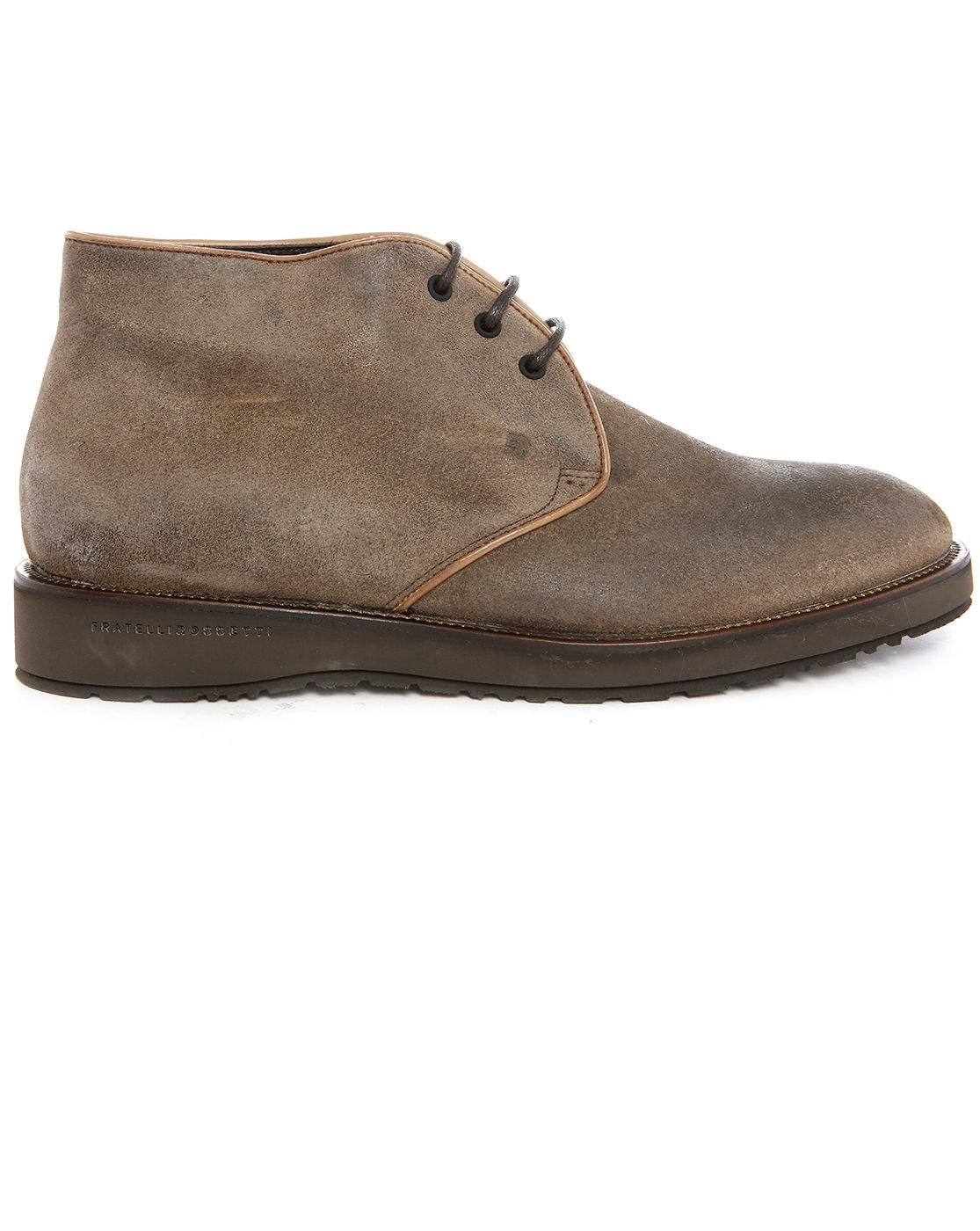 Fratelli rossetti Taupe Suede Gum Sole Desert Boots in Brown for Men ...