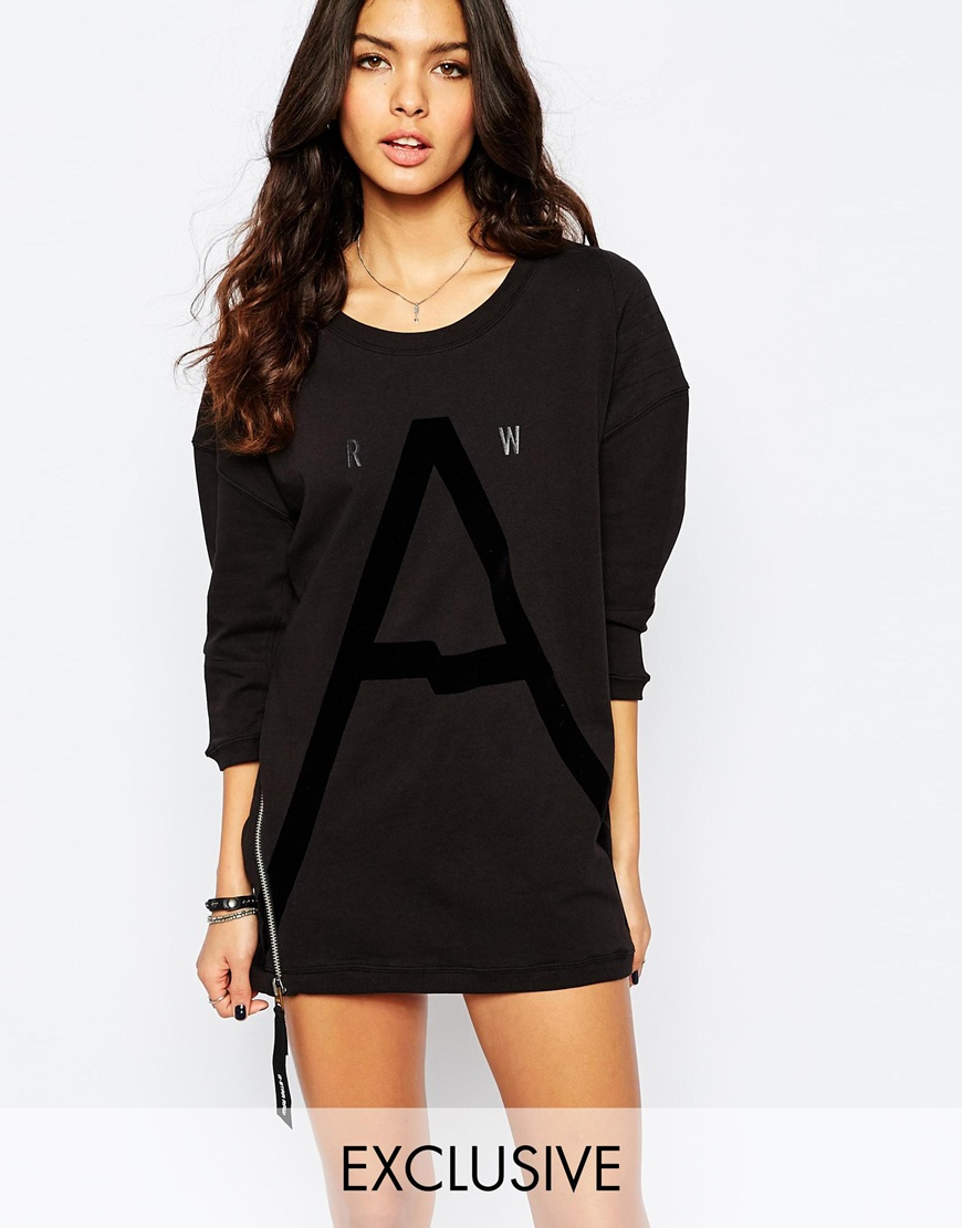 g-star logo sweat dress