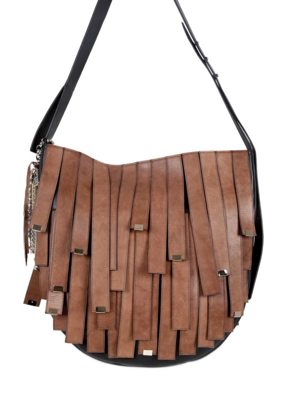 Lyst - Sara Battaglia Acheora Shoulder Bag in Brown