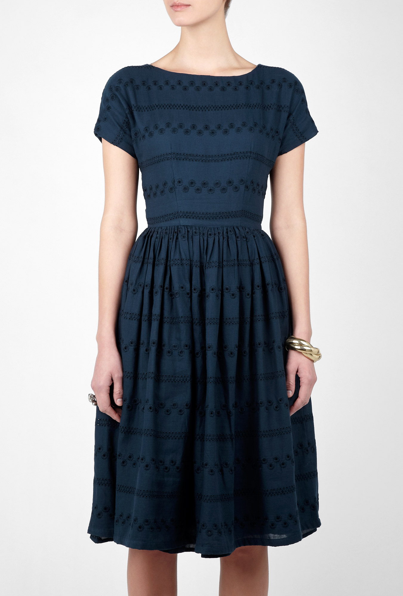 Ymc Gypsy 50s Style Dress in Blue (navy) | Lyst