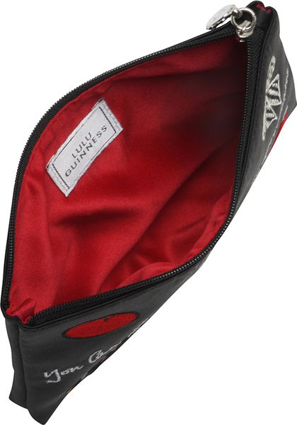 Lulu Guinness Too Many Accessories Top Zip in Black | Lyst