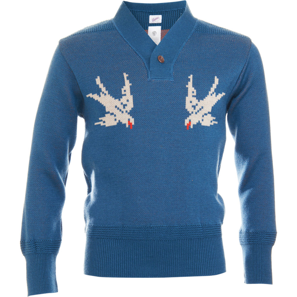 Garbstore Swallow Pullover in Blue for Men | Lyst
