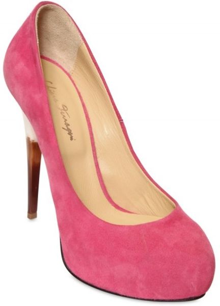 Chiara Ferragni 130mm Suede Pumps in Purple (fuchsia) | Lyst