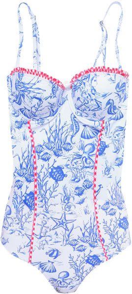 Ondademar Regata One Piece Swimsuit in Blue (white) | Lyst