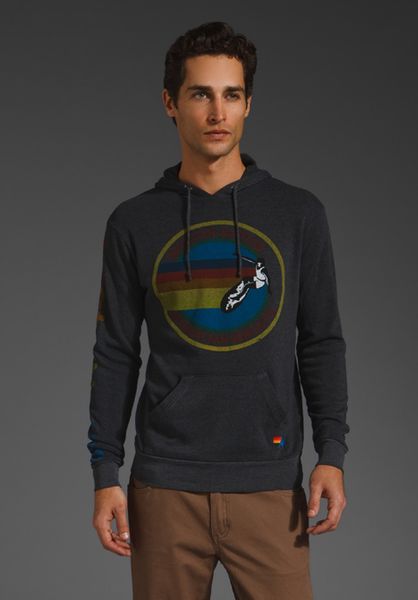 Aviator Nation Signature Pullover Hoodie in Gray for Men (heather ...
