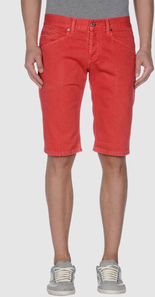 Dondup Bermuda Shorts in Orange for Men (coral) | Lyst