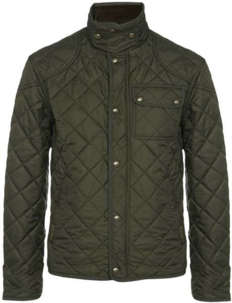 Polo Ralph Lauren Richmond Quilted Bomber Jacket in Green for Men | Lyst