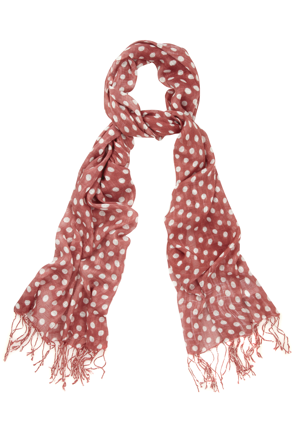 French connection Spotty Dotty Scarf in Pink (cheeky) | Lyst