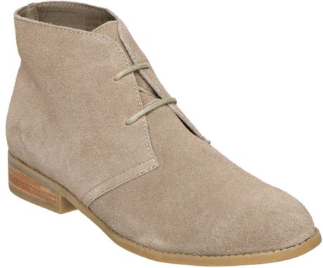 Steve Madden Damiaan Sm Laceup Desert Ankle Boots in Beige (taupe) | Lyst